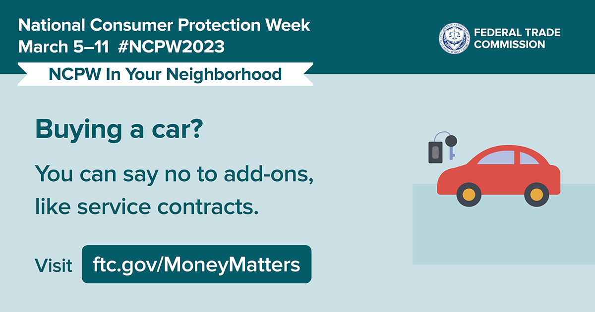 National Consumer Protection Week | Consumer Advice